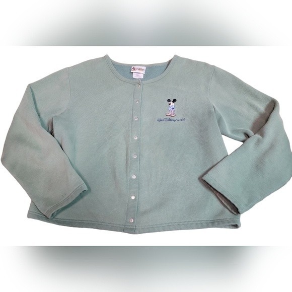 Disney | Sweaters | Vintage Walt Disney World Womens Button Up ...
